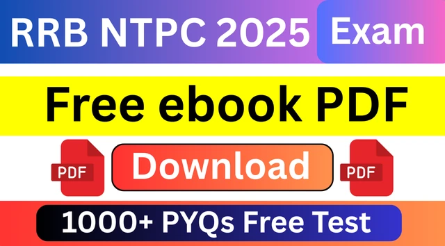 RRB NTPC Book PDF 2025 – Free Download With Practice Sets » GhantaJob.Com